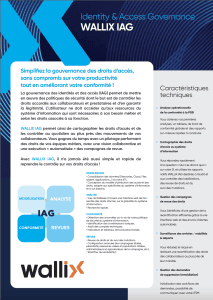 Fiche technique - WALLIX