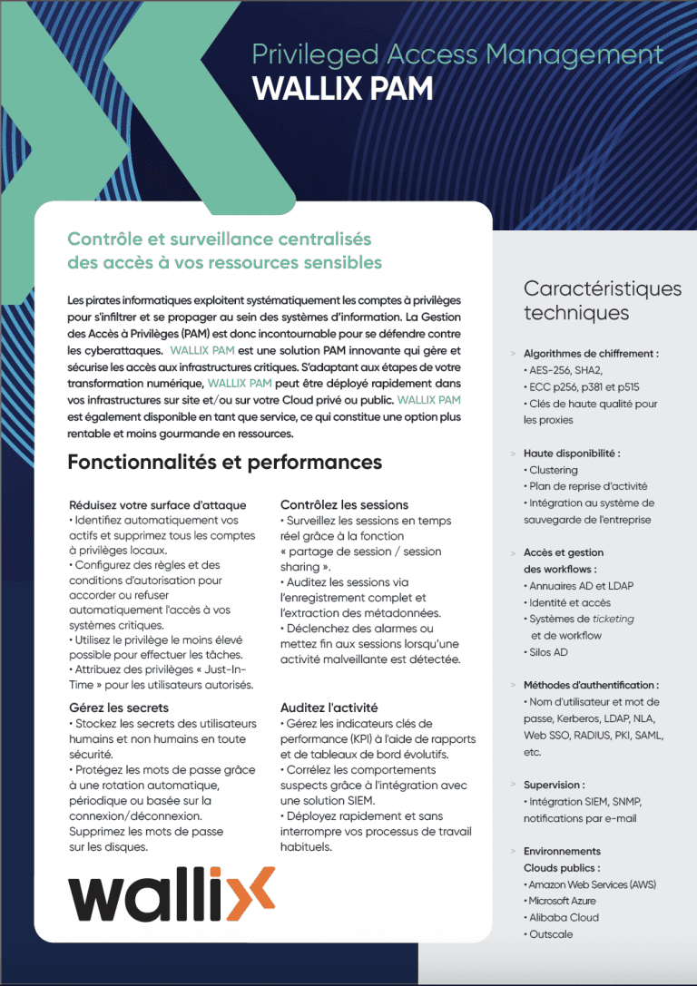 Fiche technique - WALLIX