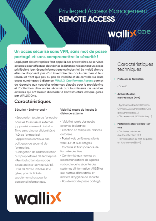 Fiche technique - WALLIX